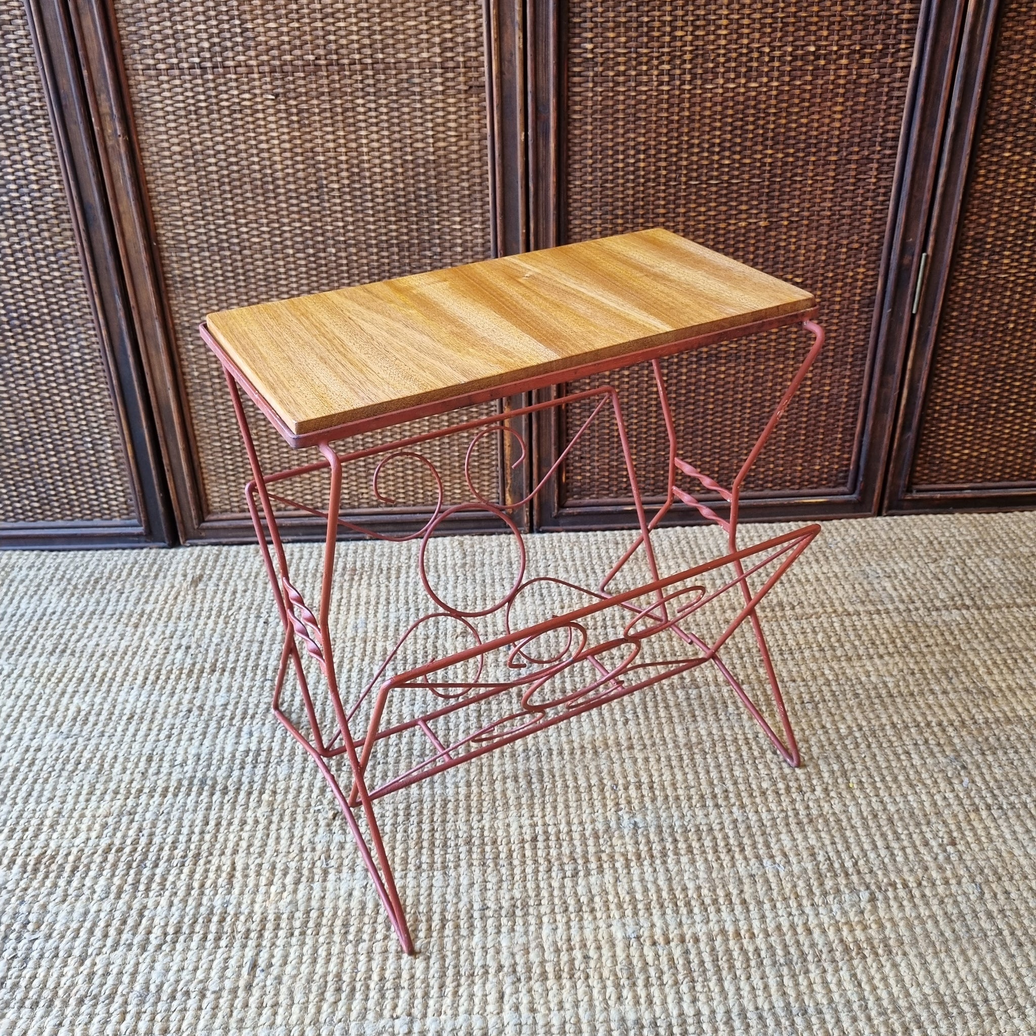 Antique Magazine Side Table