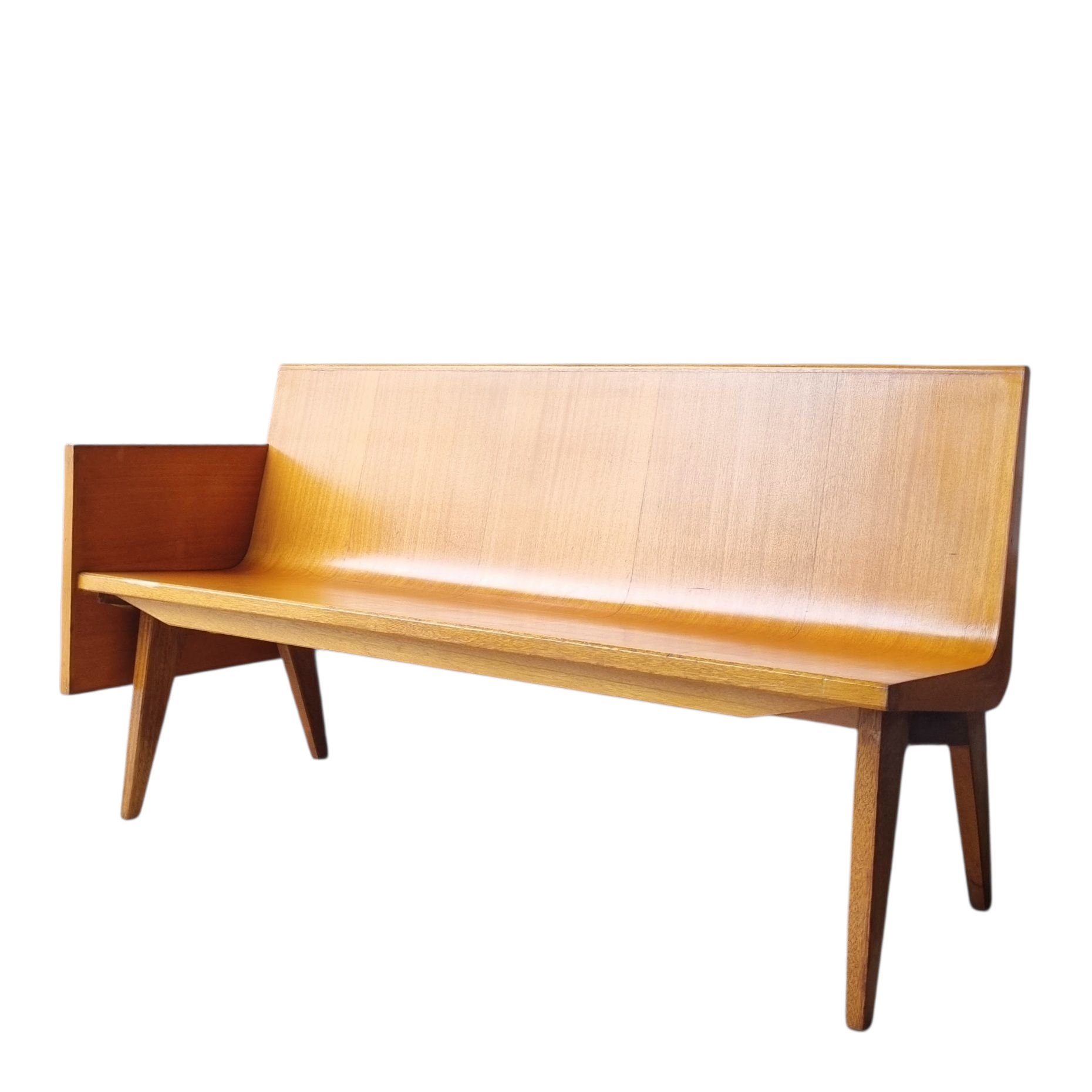 MID CENTURY BENT PLY BENCH SEAT #2 – Vintage Upcycle