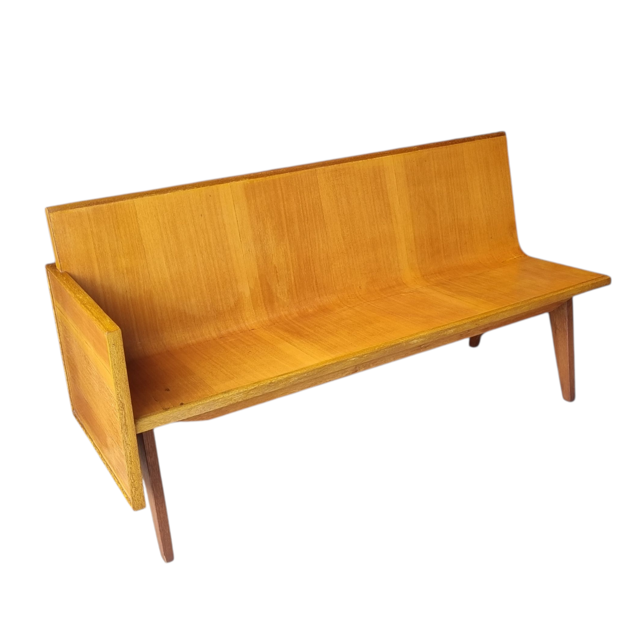 MID CENTURY BENT PLY BENCH SEAT #2 – Vintage Upcycle
