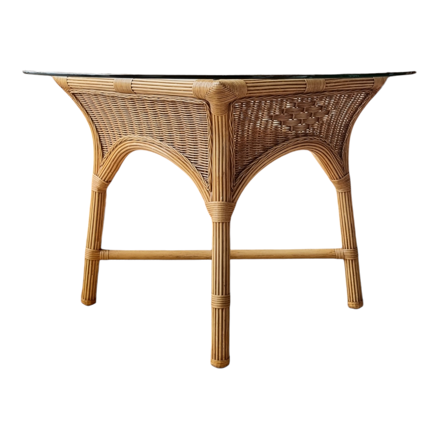 VINTAGE CANE PATIO TABLE – Vintage Upcycle